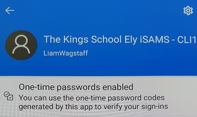 Removing an account from the Microsoft Authenticator App – ICT Support