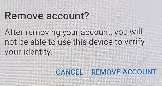 Removing an account from the Microsoft Authenticator App – ICT Support