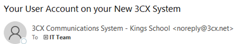3CX User Guide – ICT Support